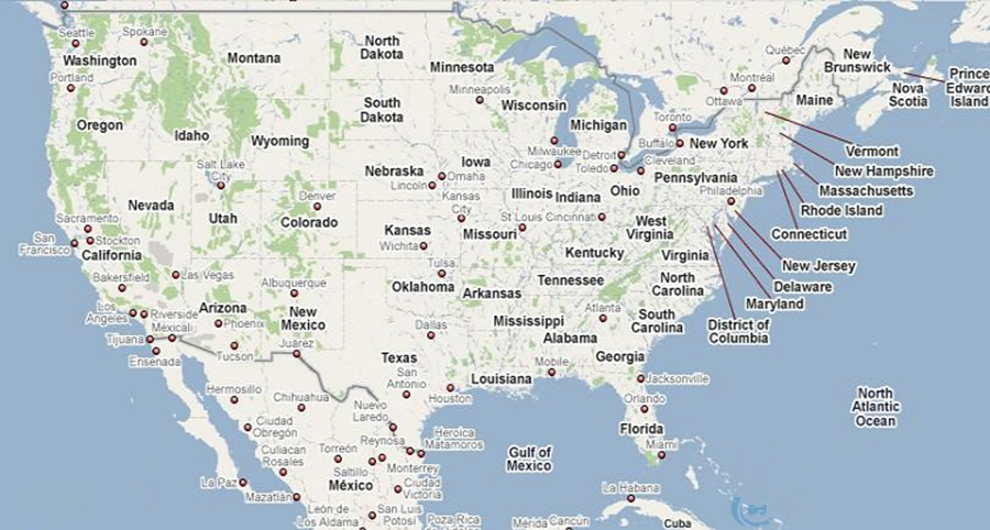 List of Major Ports in US and Port Rankings