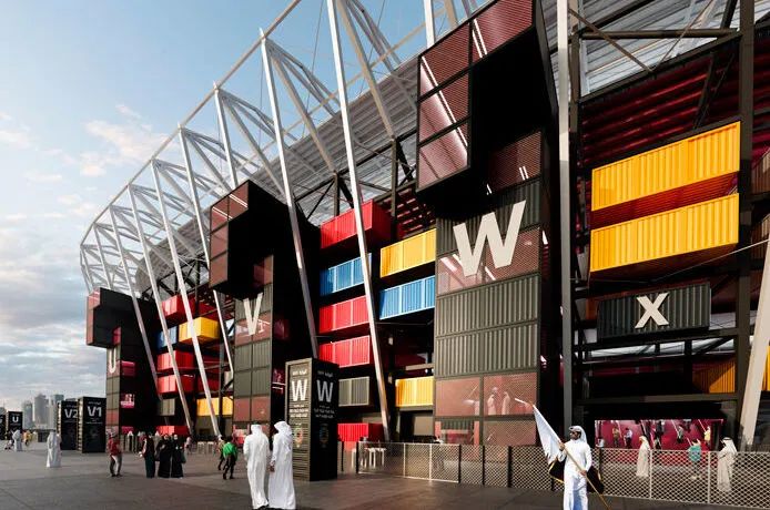 Stadium 974 - Qatar Shipping Container Stadium - FIFA 2022