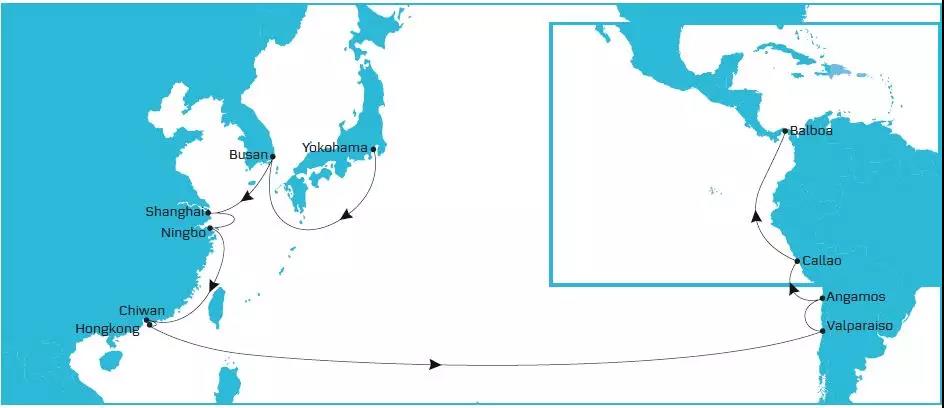 Maersk's Service for Asia-Latin America Routes - STU