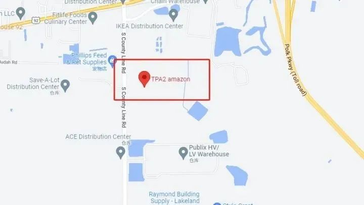 U.S. East Coast Amazon FBA Warehouse Locations