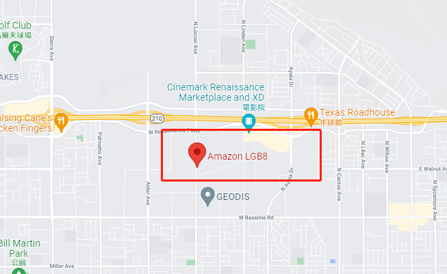 U.S. West Coast Amazon FBA Warehouse Locations