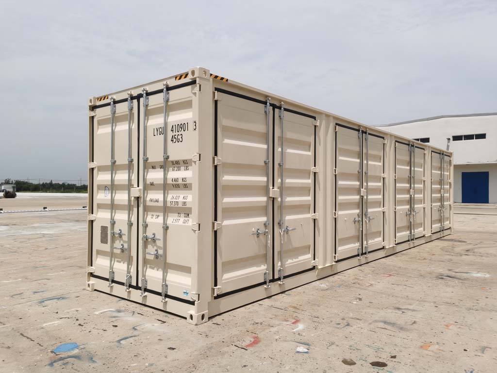 40' High Cube Open Side Shipping Container - Shipping to USA