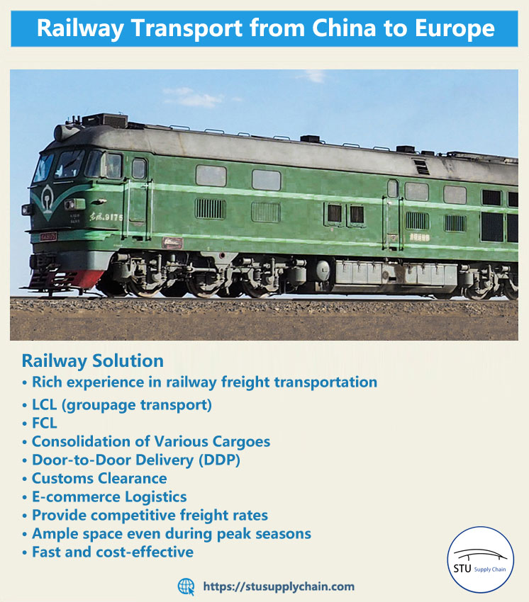 China-Europe Freight Train Service - Rail Freight Transport